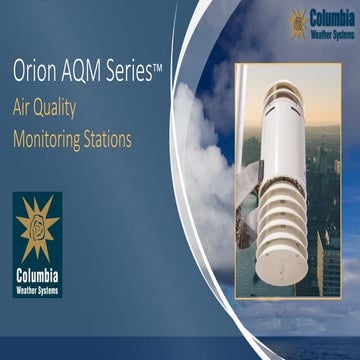 Orion Air Quality Monitoring Systems - CWS | PDF