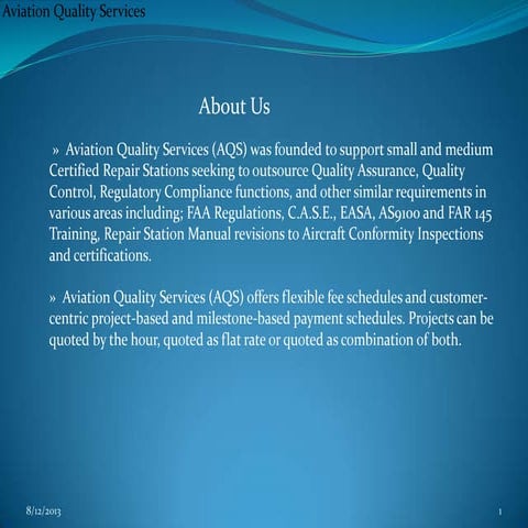 The Role of FAA-Certified Repair Stations in Aircraft Component ...