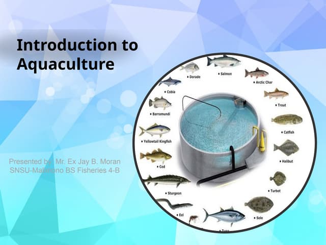 Lecture 2. aquaculture systems methods_and_types - copy | PPT