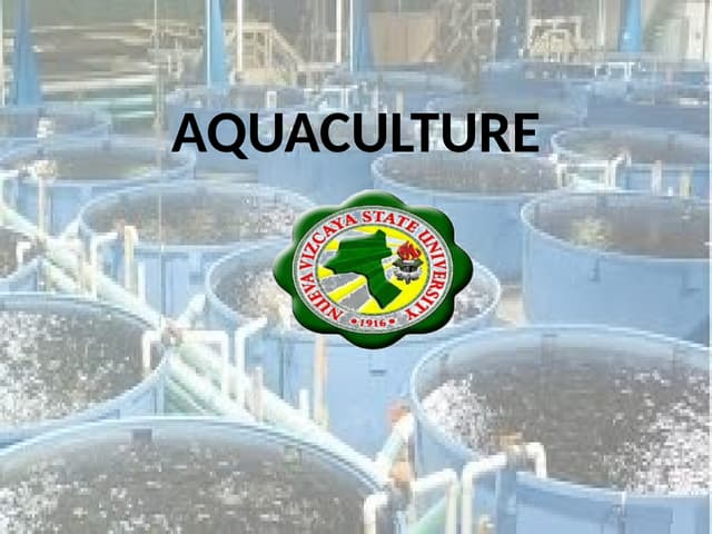 Semi intensive fish culture system | PPTX