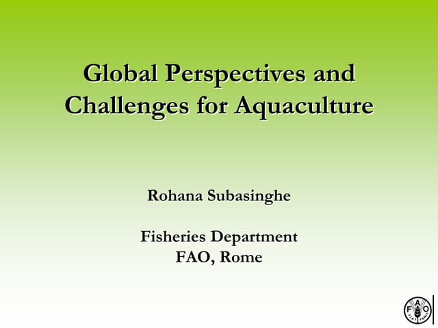 Good aquaculture practices | DOCX