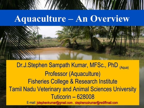 Semi intensive fish culture system | PPT