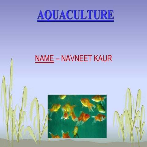 Aquaculture | PPTX