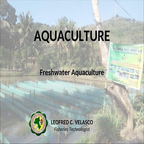 Pond Design And Construction System In An Aqua Farm. | PPTX