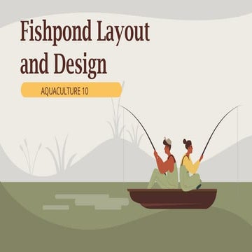 Drawing, Plans, Layout System of Fishery Farm | PPTX
