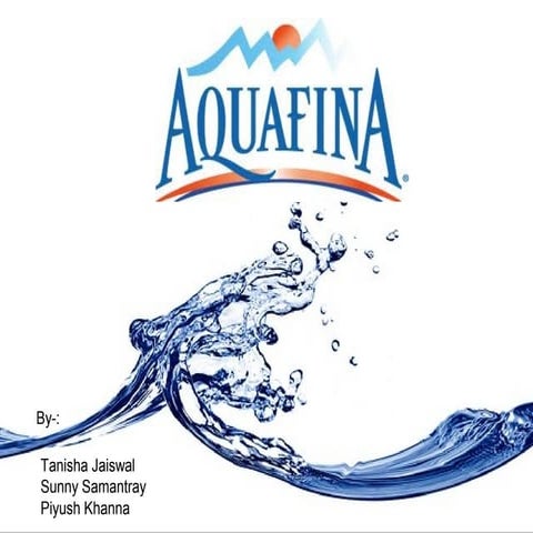 Aquafina by PepsiCo | PPT