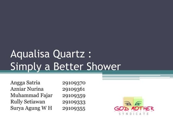 Aqualisa quartz | PPTX