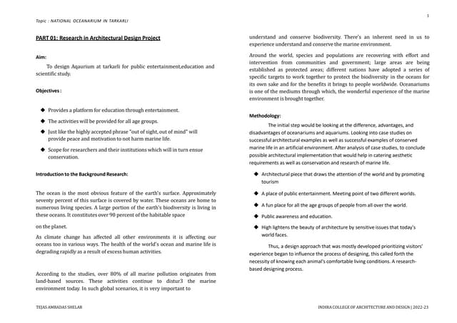 Case Studies Aquarium.pdf | Zoos & Aquariums | Attractions