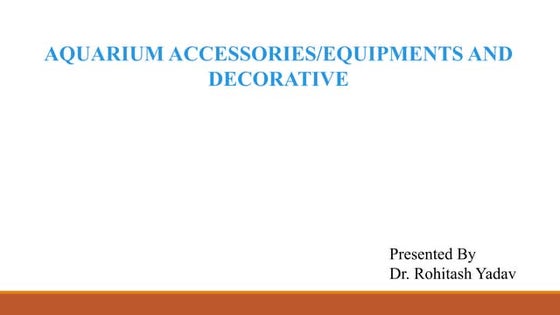 aquaria construction design and management ( a brief overview) Journal ...
