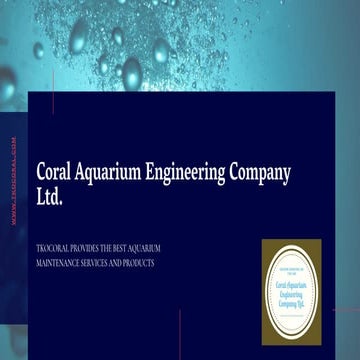 Aquarium engineering coral aquarium engineering | PPT
