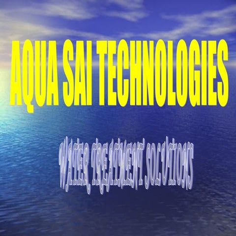 Aqua sai ppt | PPT