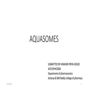 AQUASOMES (1).pptx | Chemistry | Science