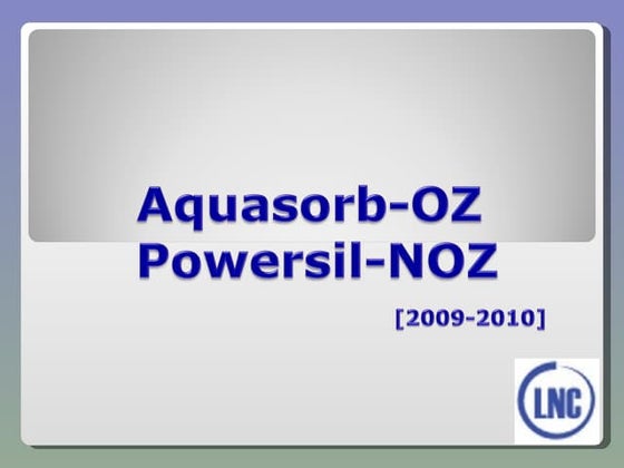 Aquasorb Sr | PPT