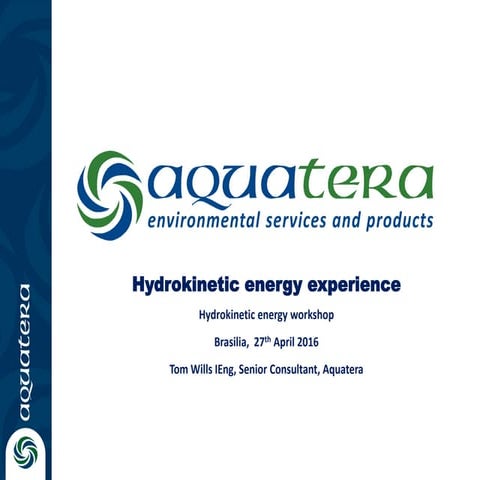 Painel 3 – Hydrokinetic Energy Experience | PDF