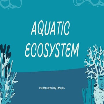 Aquatice-Ecosystem-PPT.pdf | Science