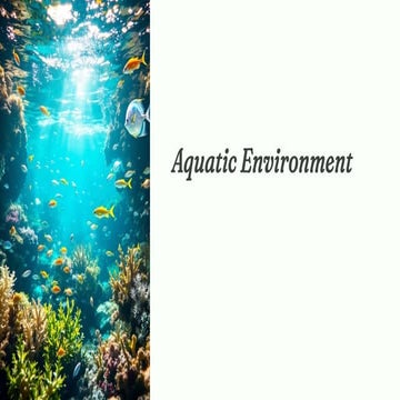 Aquatic environment - presentación inglés.pdf
