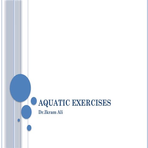 Aquatic activities | PPTX