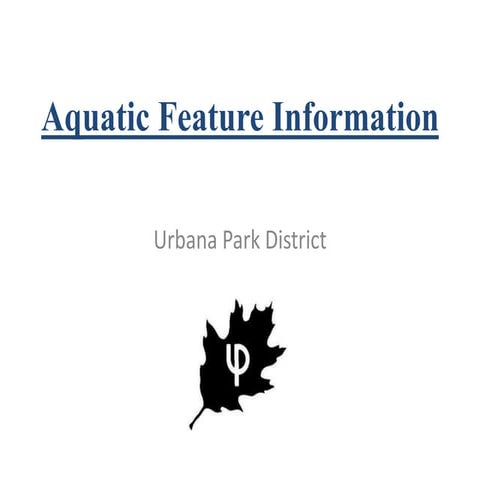 Upd, Urbana park district