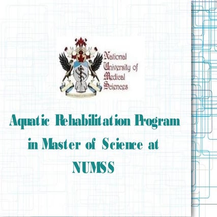 Aquatic Rehabilitation Program in Master of Science at NUMSS | ODP