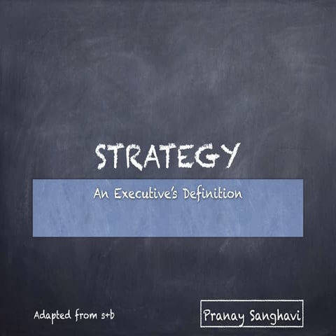 A Definition of Strategy | PPT