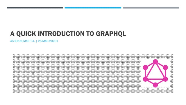 A Quick Introduction To Graphql Pdf Databases Computer Software And Applications