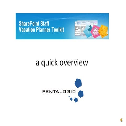 SharePoint Staff Vacation Planner | PPSX