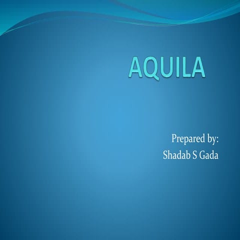 Aquila(Solar powered drone) | PPTX