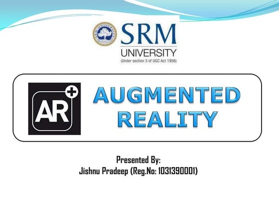 AR & VR technology | PPTX | Augmented Reality | Technology & Computing