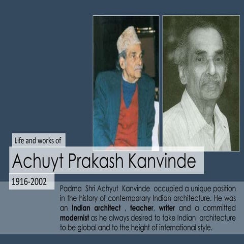 Ar. achuyt prakash kanvinde s5 | PPTX | Asia Travel | Travel Locations