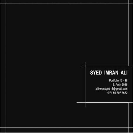 Architect Imran Portfolio | PPT