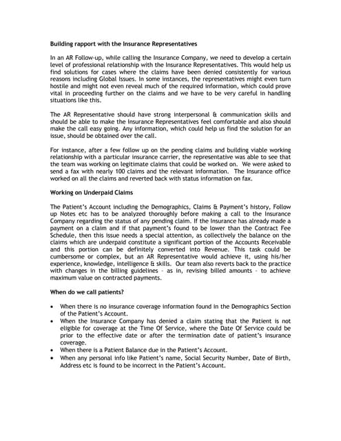 medical billing training notes | PDF