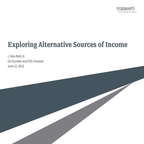 Ar welcome - exploring alternative sources of income - 06 08 12 | PDF