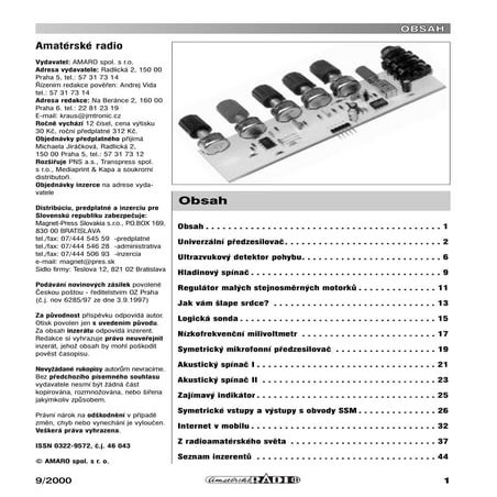 Amaterske radio 09 (2000) | PDF