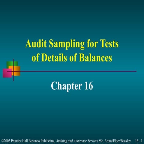 Perform audit testing in excel: Monetary Unit Sampling Method | PPT