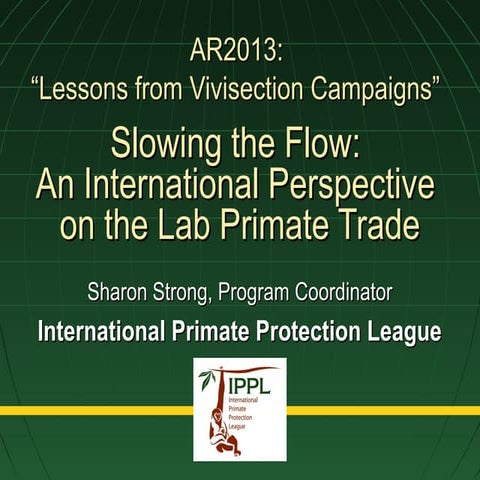 International primate protection league