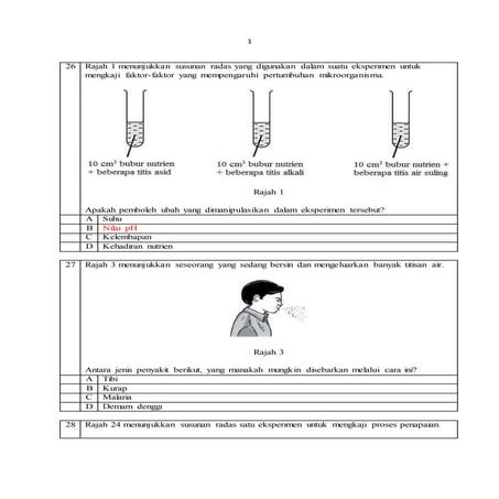 Ar3 sains spm kertas 1 | PDF