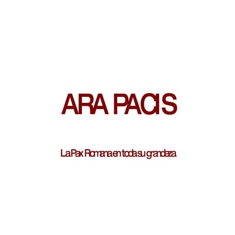Ara Pacis | PPT