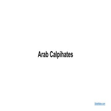 Arab Calpihates.pptx notes arab calipagtaed | PPTX