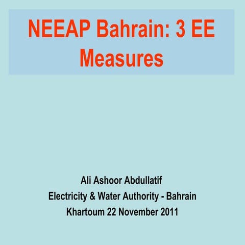 session 4 NEEAP Bahrain | PPT
