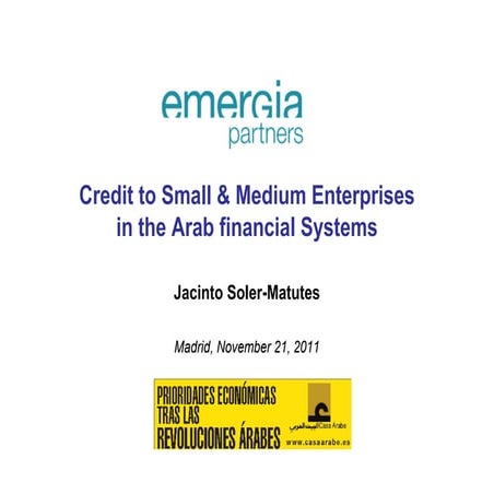 Overview of Arab financial systems | PDF
