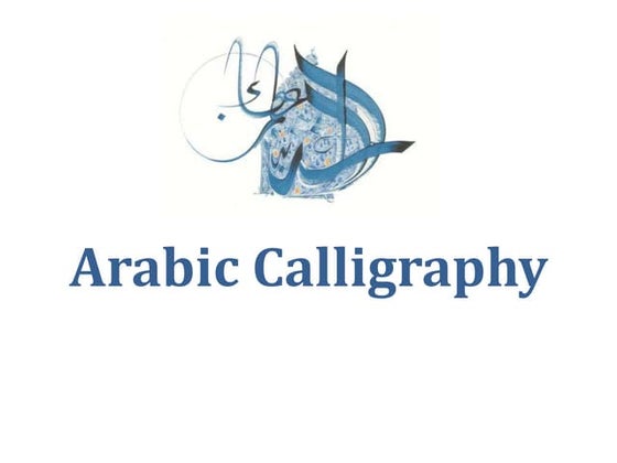 History of Calligraphy | PPTX | Arts and Crafts | Hobbies & Interests