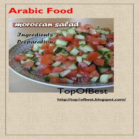 Arabic food | PDF