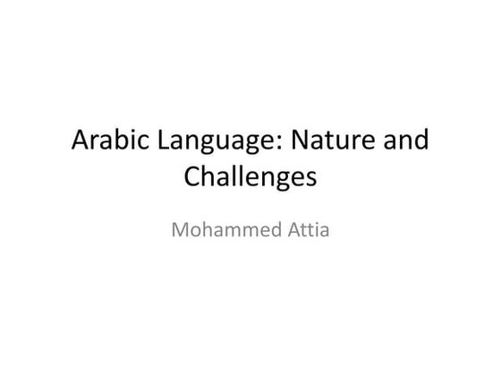 arabic_intro_presentation for who wants to learn arabic | PPT