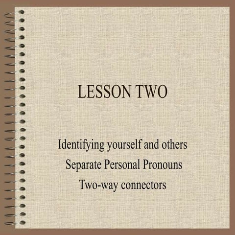 Arabic lesson2 | PPT