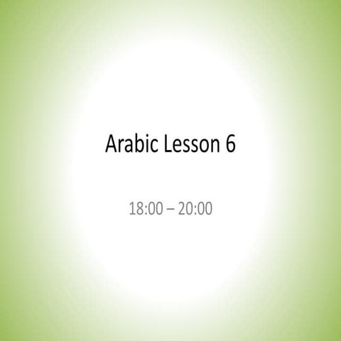 Arabic Lesson 6.pptx