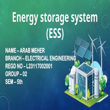 Energy storage systems | PDF