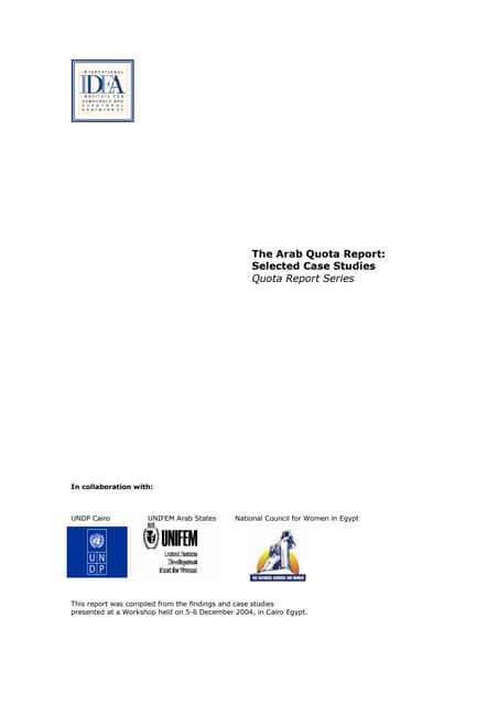 Arab Quota Report Pdf