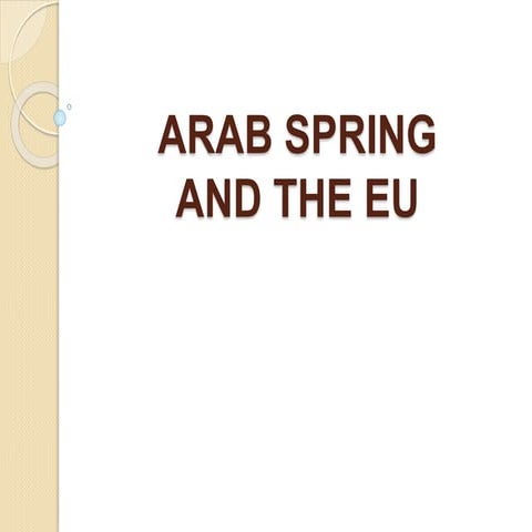 Arab spring | PPTX