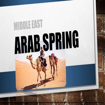 Arab spring | PPT