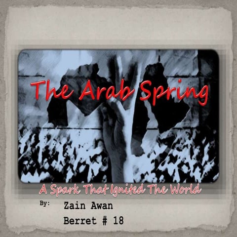 Presentation on ARAB SPRING | PPTX